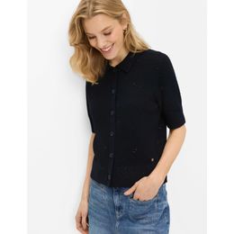 Brax Damen Cardigan Style ALMA navy, dunkelblau, Gr. 34