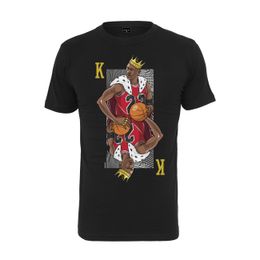 T-Shirt MisterTee "MisterTee Herren King Mike Tee", Jungen, Gr. L, schwarz, 100% Baumwolle, unifarben, normal, Rundhals, Shirts T-Shirt
