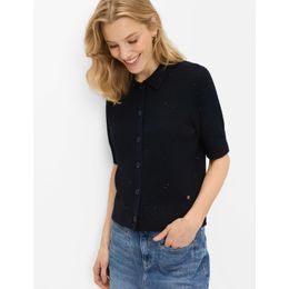 Brax Damen Cardigan Style ALMA navy, dunkelblau, Gr. 32