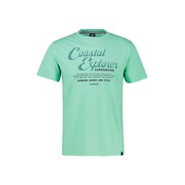 T-Shirt Lerros "T-Shirt aus 100 % Baumwolle, gro&szlig;e Gr&ouml;&szlig;en", Jungen, Gr. 5XL, mint water, 100% Baumwolle, Rundhals, Shirts T-Shirt