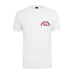 T-Shirt MisterTee "MisterTee Herren Dream Kebab Tee", Jungen, Gr. L, wei&szlig;, 100% Baumwolle, bedruckt, normal, Rundhals, Shirts T-Shirt