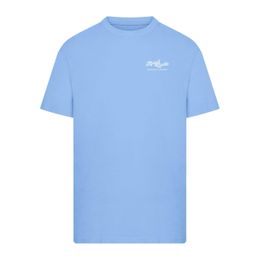 T-Shirt MisterTee "MisterTee Limoni And Spritz Tee", Jungen, Gr. S, horizonblau, 100% Baumwolle, bedruckt, normal, Rundhals, Shirts T-Shirt