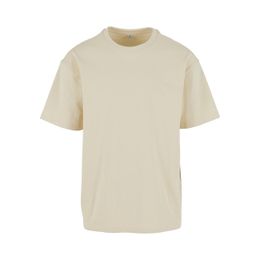 T-Shirt Urban Classics "Urban Classics Heavy Basic Loose Tee", Jungen, Gr. S, beige (sandwei&szlig;), 100% Baumwolle, unifarben, loose fit, ohne Ausschnitt, Shirts T-Shirt