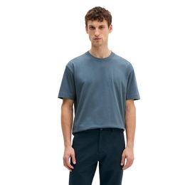 Marc O'Polo MARC O'POLO Herren T-Shirt "aus schwerem Bio-Baumwoll-Jersey", blau, Basic, Gr. XXXL, unifarben, Obermaterial: 100% Baumwolle, Shirts