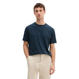 Marc O'Polo T-Shirt MARC O'POLO "in softer Slub-Jersey-Qualit&auml;t", Jungen, Gr. L, dunkelblau, Obermaterial: 100% Baumwolle, gestreift, Basic, regular fit, Rundhals, Shirts T-Shirt