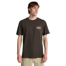T-Shirt Billabong "Diamond Vision", Jungen, Gr. S, braun (raven), Obermaterial: 100% Baumwolle., Shirts T-Shirt