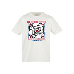 Kurzarmshirt "Upscale by Mister Tee Herren Red Hot Chilli Peppers Oversize Tee", Jungen, Gr. L, ready for dye, 100% Baumwolle, UPSCALE BY MISTER TEE, unifarben, normal, Rundhals, Shirts