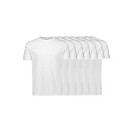 T-Shirt LINDBERGH "T-Shirt Relaxed Fit", Jungen, Gr. L, wei&szlig;, Obermaterial: 100% Baumwolle, unifarben, l&auml;ssig geschnitten, Rundhals, Shirts T-Shirt