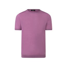 T-Shirt Maerz Muenchen "Maerz Muenchen 402900 T-Shirt Herren Bekleidung", Jungen, Gr. 50, lila, 100% Wolle (Merino), Shirts T-Shirt