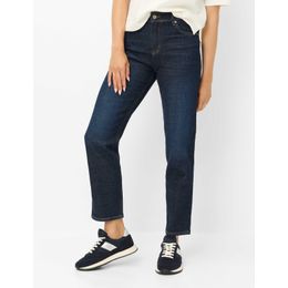 Brax Damen Five-Pocket-Hose Style MADISON S USED DARK BLUE, denim dunkelblau, Gr. 34K