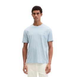 Marc O'Polo T-Shirt MARC O'POLO "aus weichem Slub-Jersey", Jungen, Gr. S, dusted blau, Obermaterial: 100% Baumwolle, unifarben, Basic, regular fit, Rundhals, Shirts T-Shirt