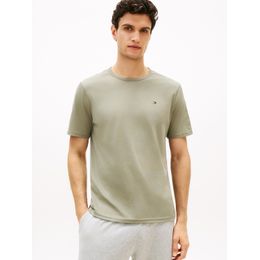 T-Shirt, Jungen, Gr. XXL (56), 3x sortiert blau wei&szlig; gr&uuml;n, Jersey, Obermaterial: 100% Baumwolle, Tommy Hilfiger Underwear, unifarben, regular fit normal, Rundhals, eingesetzt abgesteppte Kante, Shirts T-Shirt, 3er Pack - Regular fit mit Rundhalsausschnitt