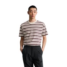 Marc O'Polo T-Shirt MARC O'POLO DENIM "aus reiner Bio-Baumwolle", Jungen, Gr. L, sanftes wei&szlig;, Obermaterial: 100% Baumwolle, unifarben, Basic, relaxed fit, Rundhals, normaler Saum, Shirts T-Shirt
