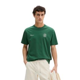 Marc O'Polo T-Shirt MARC O'POLO "mit gro&szlig;em R&uuml;ckenprint", Jungen, Gr. L, ivy gr&uuml;n, Obermaterial: 100% Baumwolle, unifarben, Basic, relaxed fit, Rundhals, normaler Saum, Shirts T-Shirt