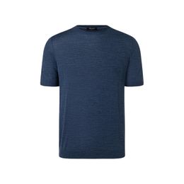 T-Shirt Maerz Muenchen "Maerz Muenchen 402900 T-Shirt Herren Bekleidung", Jungen, Gr. 48, blau, 100% Wolle (Merino), Shirts T-Shirt