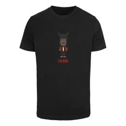 T-Shirt MisterTee "MisterTee Herren I Am Music Tee", Jungen, Gr. L, schwarz, 100% Baumwolle, bedruckt, normal, Rundhals, Shirts T-Shirt