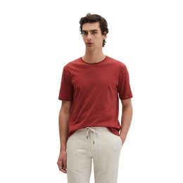 Marc O'Polo T-Shirt MARC O'POLO "aus weichem Slub-Jersey", Jungen, Gr. M, cedar wood, Obermaterial: 100% Baumwolle, unifarben, Basic, regular fit, Rundhals, normaler Saum, Shirts T-Shirt