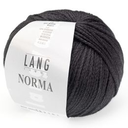 Norma von Lang Yarns, Schwarz, aus Baumwolle
