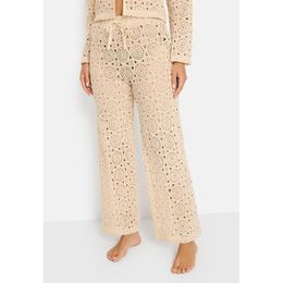 LSCN BY LASCANA Strandhose beige Gr. 34 f&uuml;r Damen. Figurumspielend. Nachhaltig.