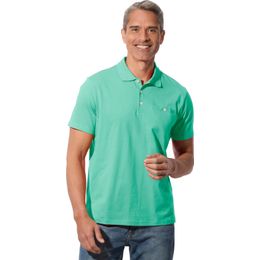 Herren Poloshirt mit Knopfleiste blaugr&uuml;n, Gr&ouml;&szlig;e 44/46