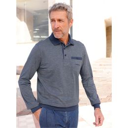 Marco Donati Langarm-Poloshirt