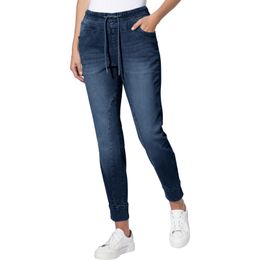 Heine Damen 7/8-Hose mit Dehnbund dark blue Gr&ouml;&szlig;e 40