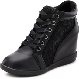Lascana Damen Sneaker schwarz Gr&ouml;&szlig;e 41