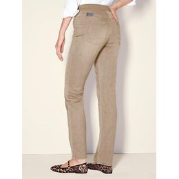 Brax - Jeans Modell Carina Fun, beige, Gr. 20 - Baumwolle