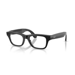Ray-Ban Meta RW7001 BLAYZER OPTICS large | Unisex Smarte Brille | Fassung: Eckig, Kunststoff, Schwarz Transparent