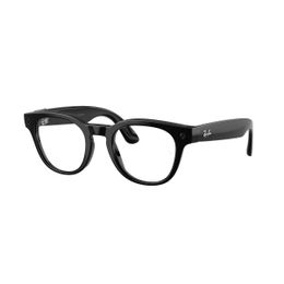 Ray-Ban Meta RW7002 SCRIBER OPTICS | Unisex Smarte Brille | Fassung: Eckig, Kunststoff, Schwarz Gl&auml;nzend