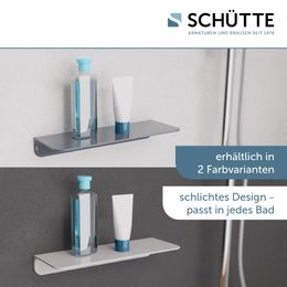 Sch&uuml;tte Duschablage Anthrazit, zum Kleben