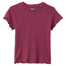 Yigga M&auml;dchen T-Shirt mit Ajour-Muster