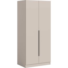 Kleiderschrank Home Affaire "Skarde Schlafzimmerschrank, Garderobe, Schrank", beige (kashmir), B:80cm H:180cm T:52cm, Holzwerkstoff, Schr&auml;nke, Kleiderschrank, Breite: 80 cm, kashmir, Kleiderstange