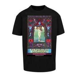 Kurzarmshirt "Upscale by Mister Tee Herren Woodstock Wallkill Oversize Tee", Jungen, Gr. S, schwarz, 100% Baumwolle, UPSCALE BY MISTER TEE, unifarben, normal, Rundhals, Shirts