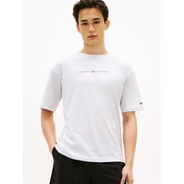 T-Shirt, Jungen, Gr. XXL (56), ice grau heather, Web, Obermaterial: 100% Baumwolle, Tommy Hilfiger Underwear, regular fit normal, Rundhals, eingesetzt abgesteppte Kante, Shirts T-Shirt, Regular fit mit Rundhalsausschnitt