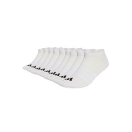Sneakersocken adidas originals "Socken Thin & Light Sportswear Low Cut Socks 9P 9er Pack", Herren, Gr. 40-42, wei&szlig;, Obermaterial: 50% Baumwolle CO. 47% Polyester PES. 2% Elasthan EL. 1% Polyamid PA., Socken Sneakersocken