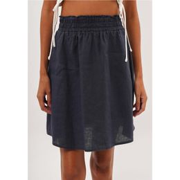 Sommerrock FRESHLIONS "Belli", Damen, Gr. S, blau, 100% Leinen, normal, R&ouml;cke, im klassischen Design