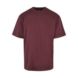 T-Shirt Urban Classics "Urban Classics Herren Tall Tee", Jungen, Gr. 5XL, braun (cherry), 100% Baumwolle, unifarben, oversize, Rundhals, Shirts T-Shirt