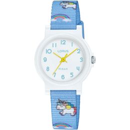 Quarzuhr Lorus, blau (hellblau, bunt), Armbanduhren, Kinder, Quarzuhr, Armbanduhr, Kinderuhr, M&auml;dchenuhr, Jungenuhr, Geschenkidee