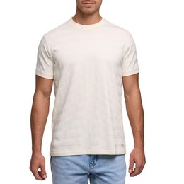 T-Shirt INDICODE "INKihei", Jungen, Gr. M, sanftes wei&szlig;, Single Jersey, Obermaterial: 100% Baumwolle, unifarben, regular fit normal, Rundhals, Shirts T-Shirt