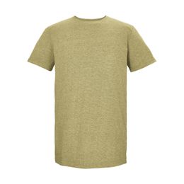 G.I.G.A. by Killtec T-Shirt "GS 49 MN TSHRT", Jungen, Gr. L, beige (senf), Obermaterial: 58% Polyester, 42% Baumwolle, G.I.G.A. DX BY KILLTEC, Rundhals, Shirts T-Shirt, Melange-T-Shirt, ultrafeine Streifen, weich, strapazierf&auml;hig