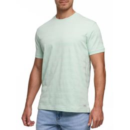 T-Shirt INDICODE "INKihei", Jungen, Gr. L, queit wave, Single Jersey, Obermaterial: 100% Baumwolle, unifarben, regular fit normal, Rundhals, Shirts T-Shirt