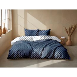 Bettw&auml;sche ZO HOME "Zohome Bettw&auml;sche Baumwolle Punta-di-Cotone", blau, B/L: 135cm x 200cm, 1 Stk., 1 Stk., Renforc&eacute;, B/L: 80cm x 80cm, 2, Renforc&eacute;, Obermaterial: 100% Baumwolle, Bettw&auml;sche, Bettw&auml;sche, Bettw&auml;sche aus 100% Baumwolle, hochwertige Renforc&eacute;, ab 135x200 cm.