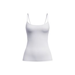 Unterhemd Calida "Unterhemd Sleek Skin Spaghetti Top 1er Pack", Damen, Gr. 48-50, N-Gr, wei&szlig;, Obermaterial: 73% Polyamid PA. 27% Elasthan EL., Unterhemden Unterhemd
