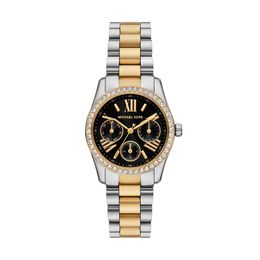 Quarzuhr Michael Kors "LEXINGTON", gold (edelstahlfarben, gelbgoldfarben), Armbanduhren, Damen, Quarzuhr, Armbanduhr, Damenuhr, Edelstahlarmband, analog, Tag, Wochentag