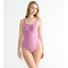 Body Sloggi "ZERO Feel 2.0", Damen, Gr. M, N-Gr, lila, Single Jersey, Obermaterial: 76% Polyamid, 24% Elasthan, normal, Rundhals, Bodys Body, nahtlos und unsichtbar