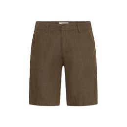 Leinenhose Casual Friday "Leinenhose CFPandrup", Herren, Gr. M, N-Gr, braun (wren), Obermaterial: 100% Leinen LI., Hosen