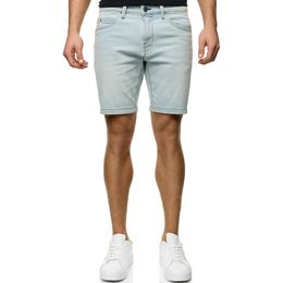 Shorts INDICODE "INMacfly", Herren, Gr. XXL, N-Gr, acid spray, Web, Obermaterial: 98% Baumwolle, 2% Elasthan, unifarben, regular fit knielang, Hosen Shorts