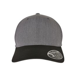 Flex Cap Flexfit "Flexfit Accessoires 110 Melange Mix Cap", Gr. onesize, schwarzgrau, schwarz, 72% Polyester, 22% Viskose, 6% Elasthan, unifarben, Caps