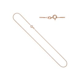 Kette ohne Anh&auml;nger Jobo, rosa (ros&eacute;goldfarben), Halsketten, Damen, Silber 925 (Sterlingsilber), L: 42, Panzerkette 925 Silber ros&eacute;gold vergoldet 42 cm
